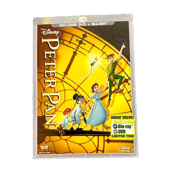 Disney | Media | Disney Peter Pan Diamond Edition Dvd Bluray | Poshmark